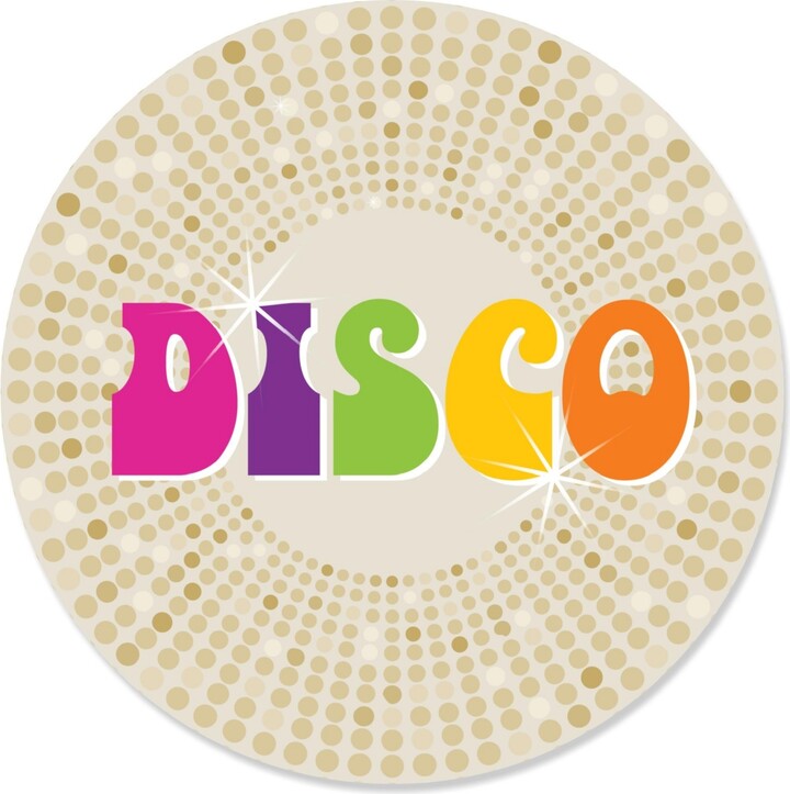 Big Dot Of Happiness 70's Disco - 1970's Disco Fever Party Circle ...