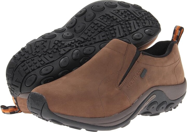 Merrell Jungle Moc Nubuck Waterproof (Brown) Men's Shoes - ShopStyle