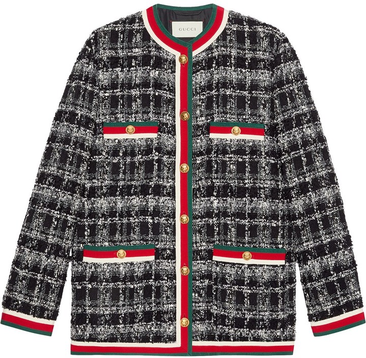 Gucci Tweed Jacket - ShopStyle