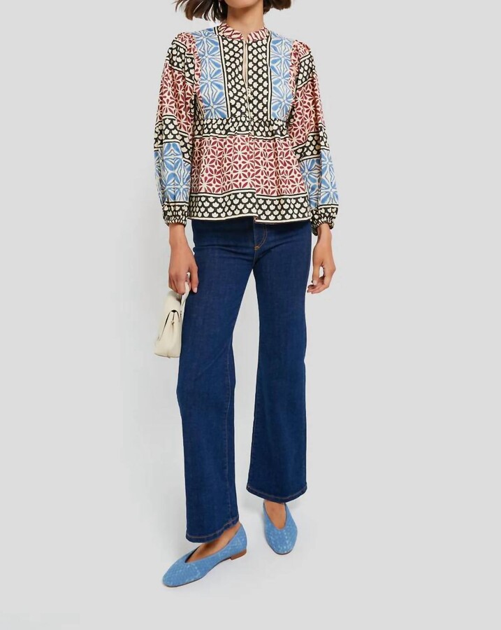 Oliphant Sultan Black Mandrin Balloon Top - ShopStyle