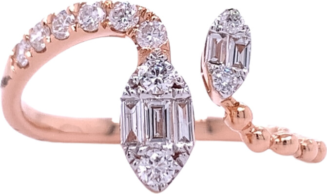 L'Dezen by Payal Shah - 18K Rose Gold Diamond 'Carson' Ring - ShopStyle