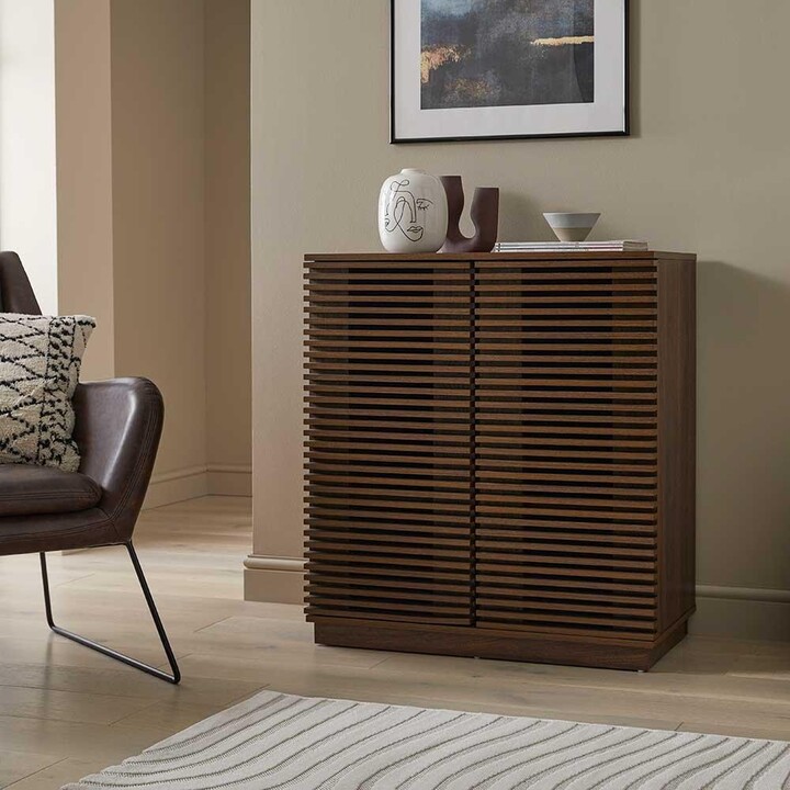 House and Homestyle 2 Door Storage Cabinet Compact Hall Cupboard ...