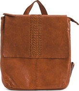 Vilenca Holland Washed Leather Backpack With Laptop Compartment - ShopStyle