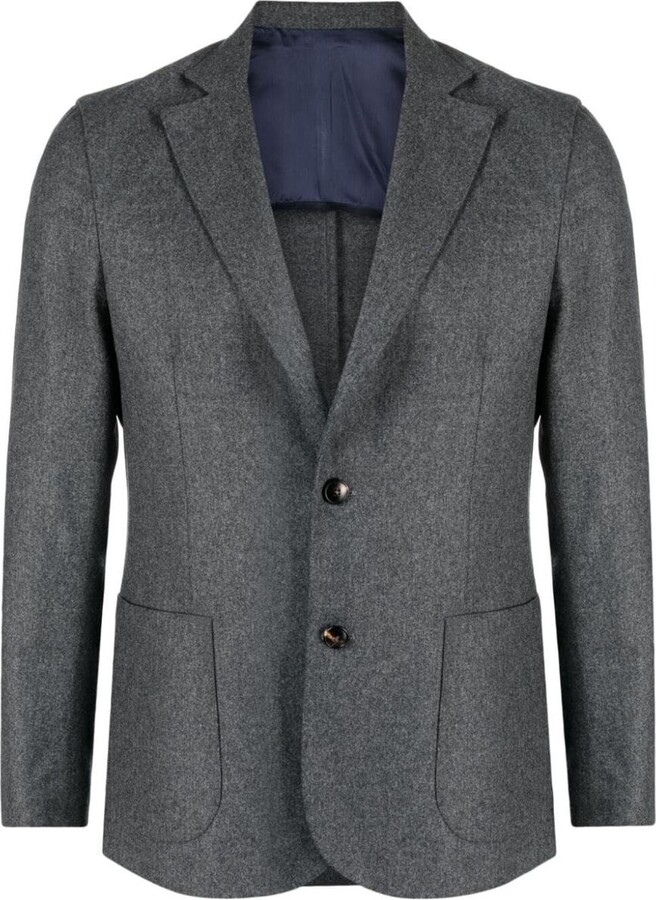 Barba Easy Deconstruected Jacket - ShopStyle Wool Coats