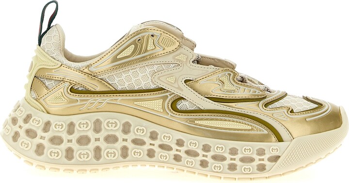 Gucci Cub3d Sneakers Gold - ShopStyle