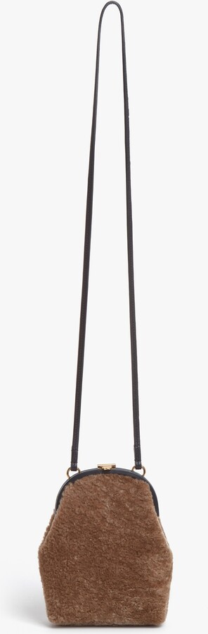 Mark Cross Frame Shearling Crossbody Bag - ShopStyle