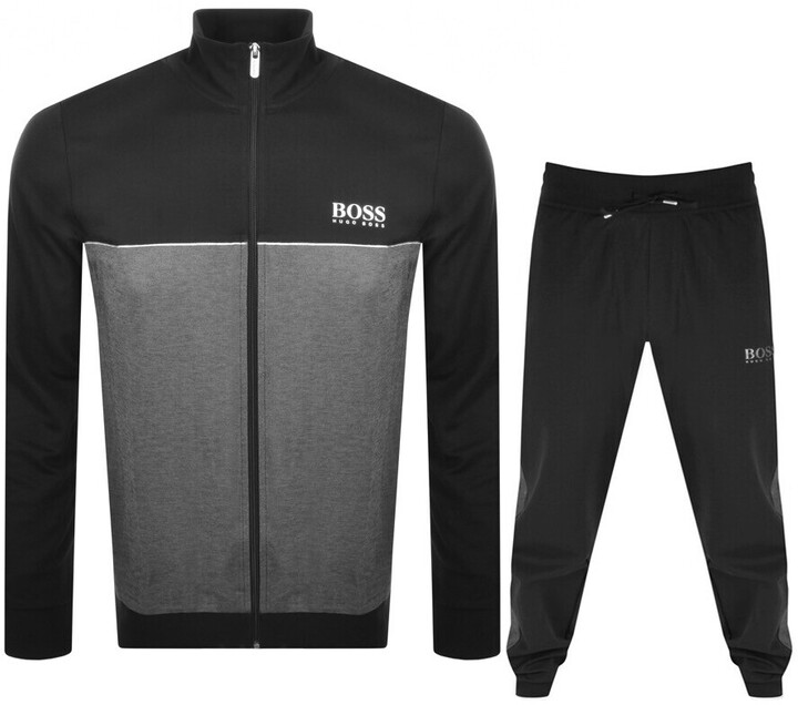 Boss Business BOSS Bodywear Lounge Full Zip Tracksuit Black - ShopStyle ...