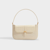 Bzees Miranda Bag In Cream Croco Embossed Leather - ShopStyle