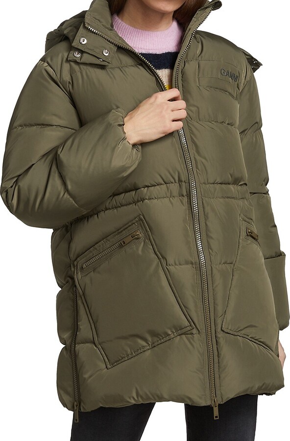 Ganni Oversized Puffer Coat - ShopStyle