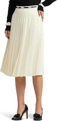 Ralph Lauren Pleated Midi Skirt - ShopStyle
