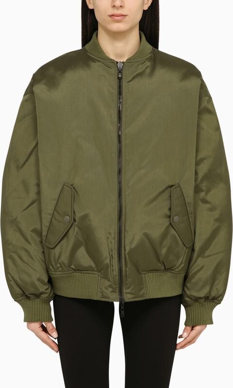 Wardrobe NYC Military nylon bomber jacket - ShopStyle