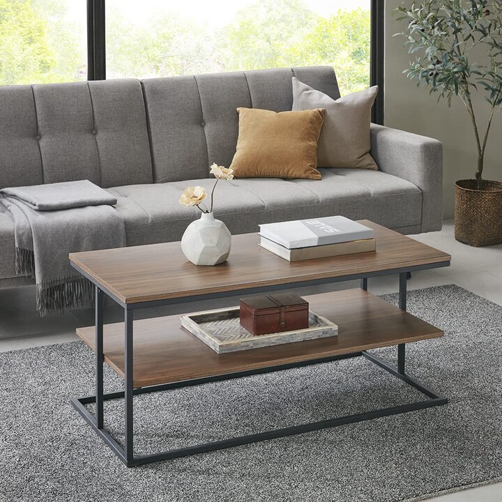 NicBex Coffee Table Rectangle Coffee Table Unique Coffee Table with ...