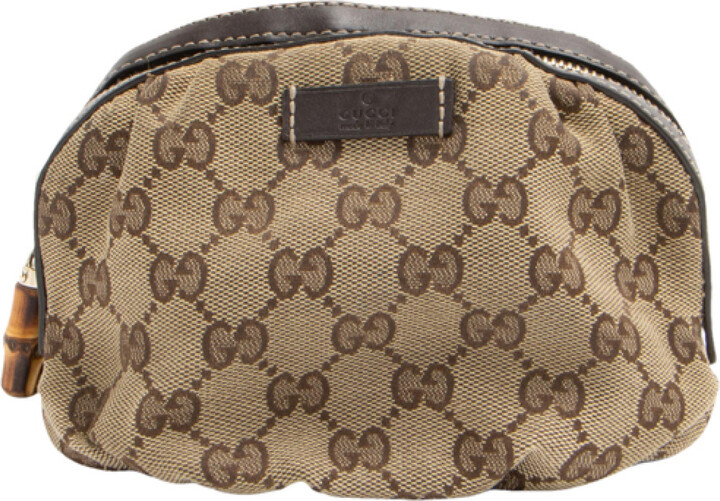 Gucci Bamboo cloth vanity case - ShopStyle Makeup & Travel Bags
