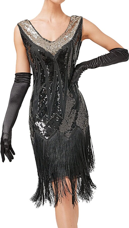 Generic Womens Flapper Dress 1920s Gatsby Great Gatsby Roaring 20's ...