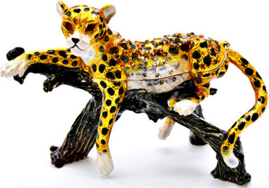 Mercer41 Hand Made Leopard Sitting On Branch Trinket Box - ShopStyle