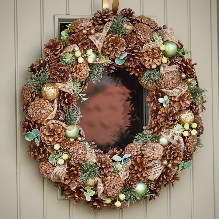 Dibor Artificial Jade & Jute Wreath Brown - ShopStyle Decor