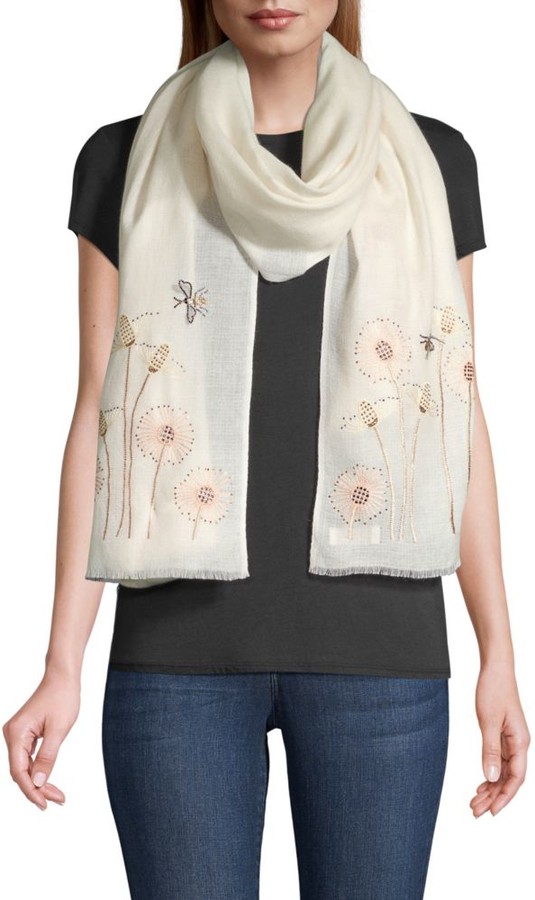 Janavi Alice In Wonderland Cashmere Scarf - ShopStyle Accessories