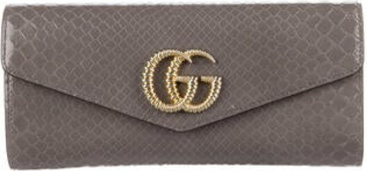 Gucci Python Torchon Broadway Clutch - ShopStyle
