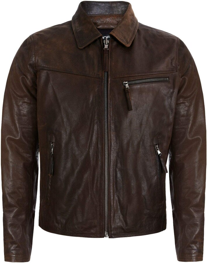 Infinity Leather Men's Smart Brown Real Soft Genuine Cow Leather ...