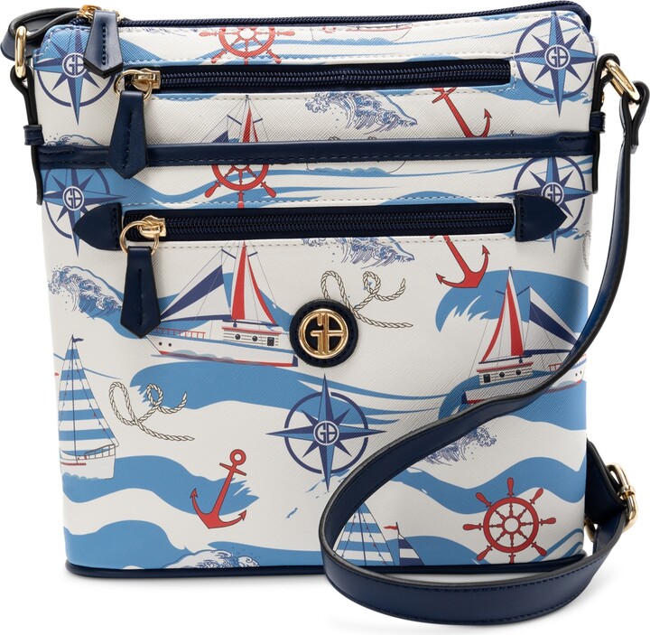 Giani Bernini Nautical North South Small Crossbody, Created for Macy's ...