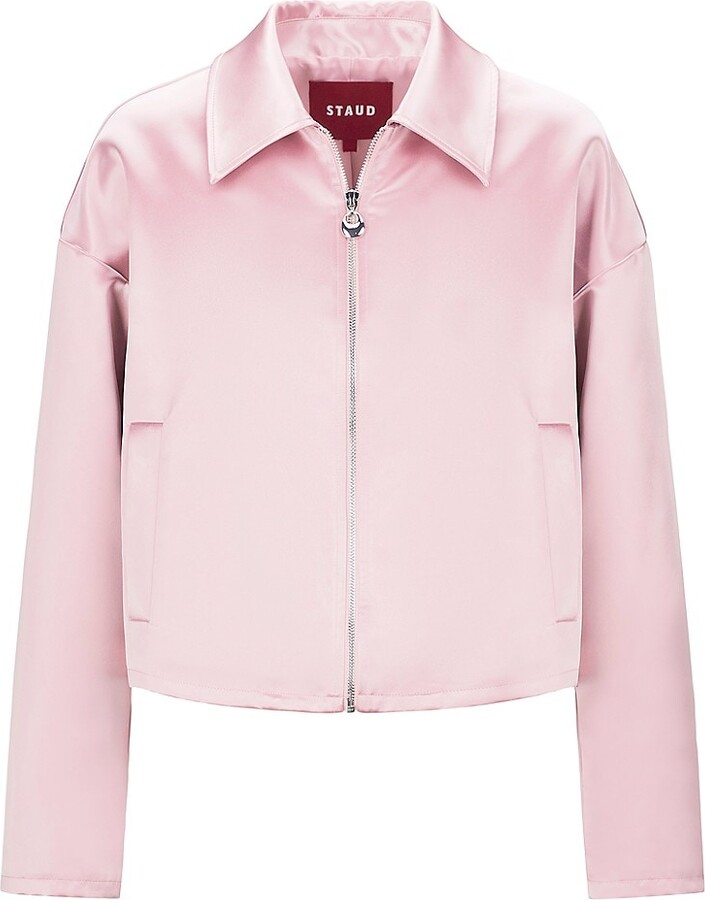 STAUD Lennox Satin Jacket - ShopStyle