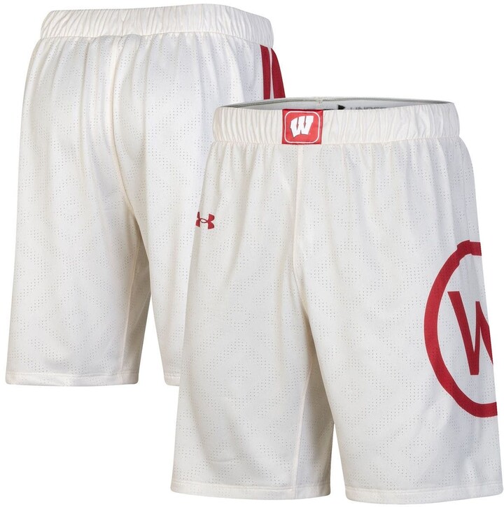 Under Armour Men's White Wisconsin Badgers Throwback College Replica ...