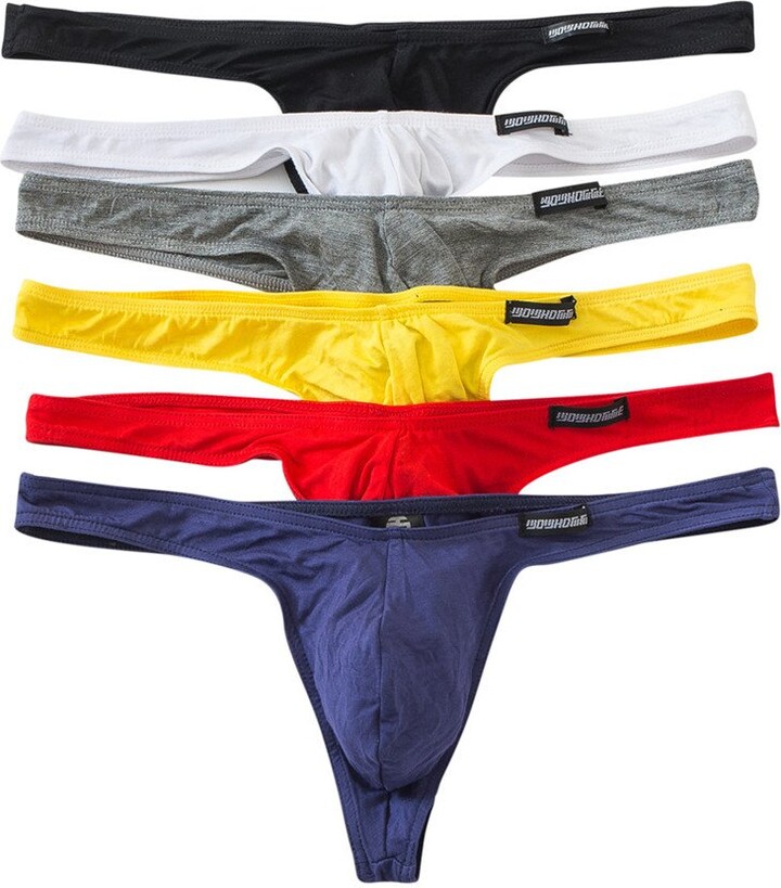 Yufeida Mens Comfortable Modal G String Thong Underwear Sexy Low Raise