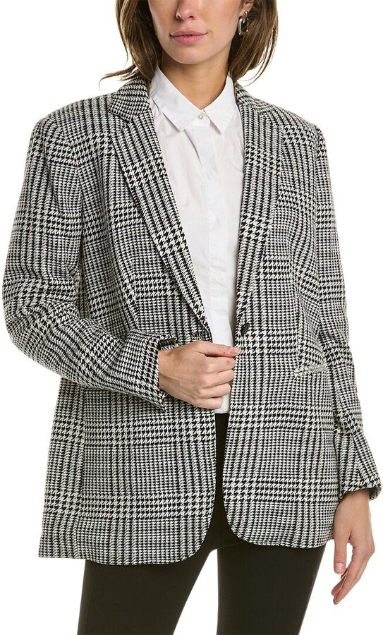 Anne Klein Notch Collar Jacket - ShopStyle Blazers