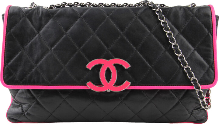 Chanel Leather handbag - ShopStyle Shoulder Bags