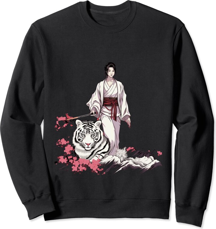 Geisha Tiger Tattoo Cherry Blossom Fuji For Women Japanese Geisha and ...
