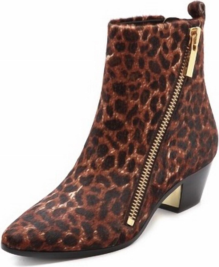 Rachel Zoe Zoe Leopard Bootie In Multi - ShopStyle Boots