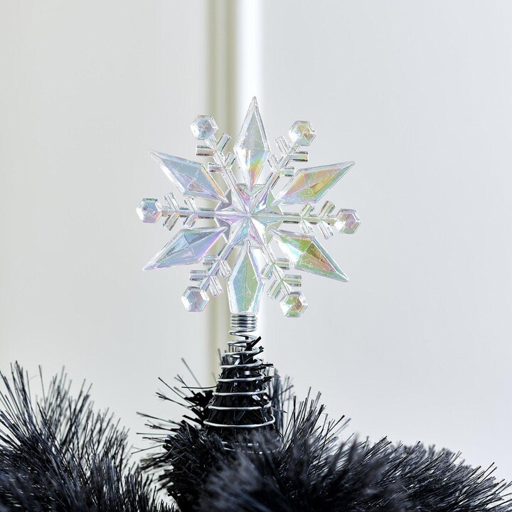 Melody Maison Iridescent Snowflake Christmas Tree Topper - ShopStyle