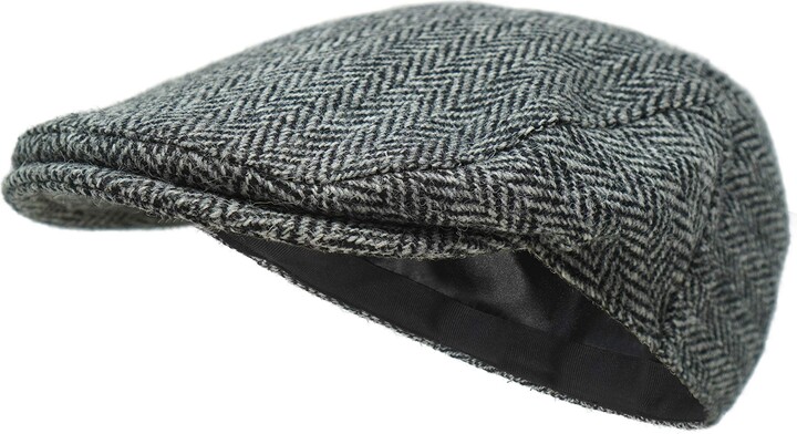 Borges & Scott Nevis Flat Cap - 100% Handwoven Wool – Harris Tweed ...