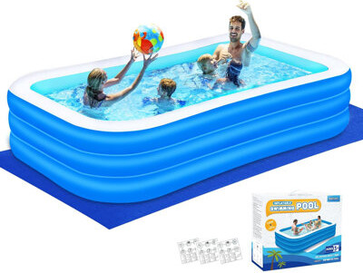 Utibia 22 Ft H X 118 Ft L X 68 Ft W Pvc Inflatable Pool - ShopStyle