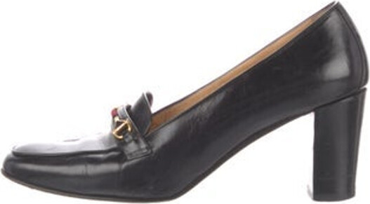 Gucci Vintage Leather Pumps - ShopStyle