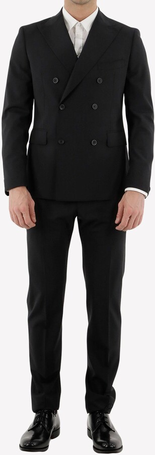 Tonello Double-Breasted Wool Suit Set - ShopStyle