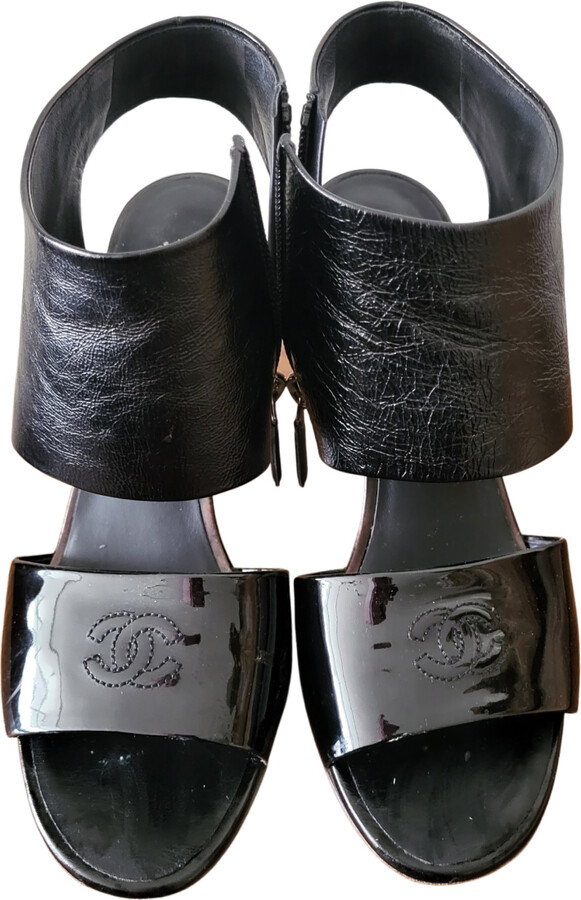 Chanel Leather sandals - ShopStyle