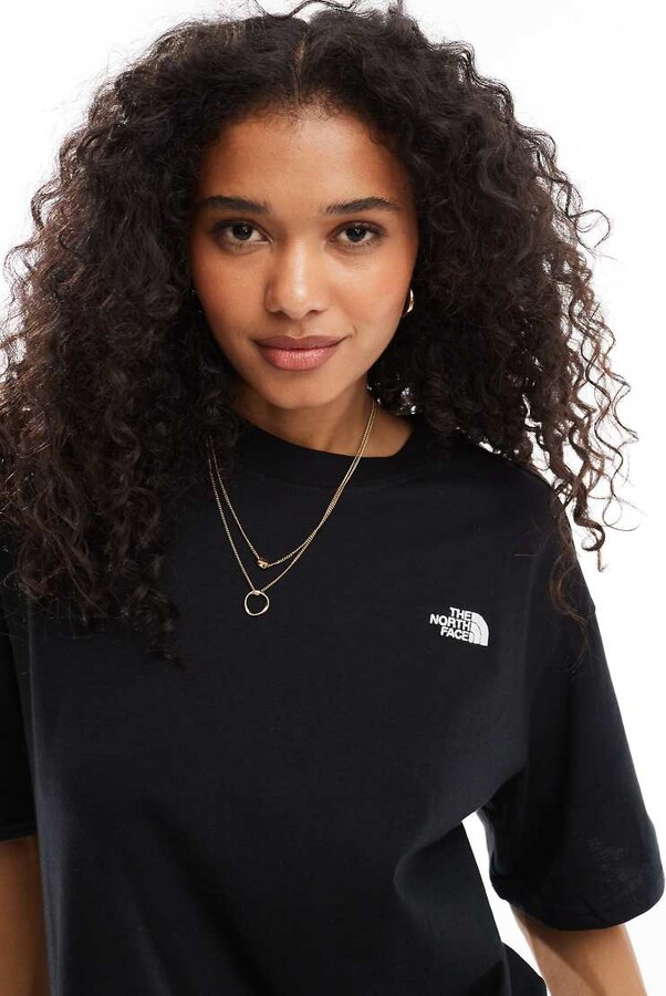 The North Face Evolution oversized T-shirt in black - ShopStyle Tops