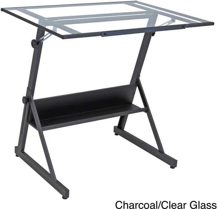 Studio Designs Solano Adjustable Drafting and Hobby Craft Table ...