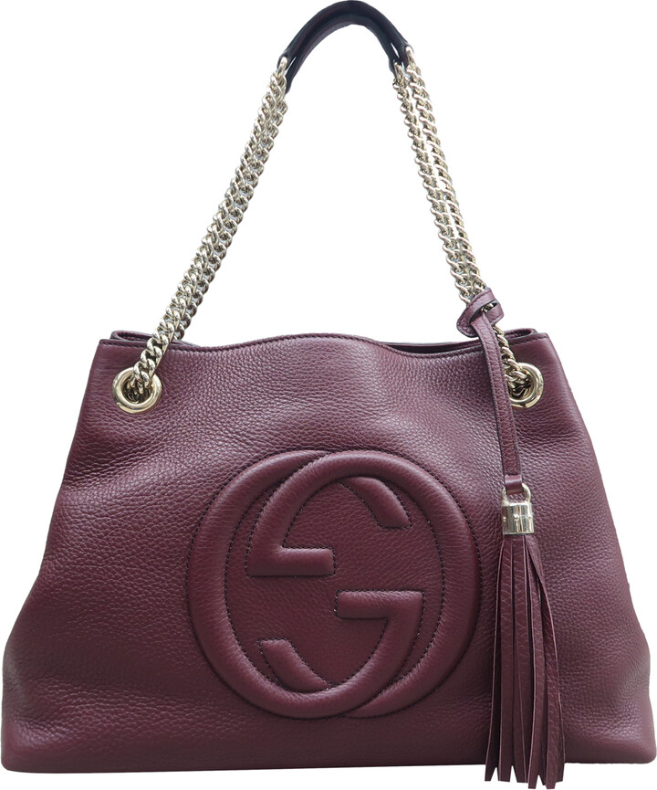 Gucci Soho leather handbag - ShopStyle Shoulder Bags