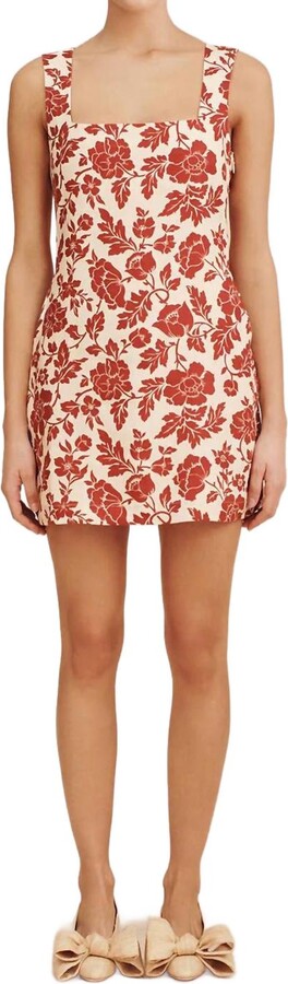 POSSE Alice Mini Dress In Scarlett Bloom - ShopStyle