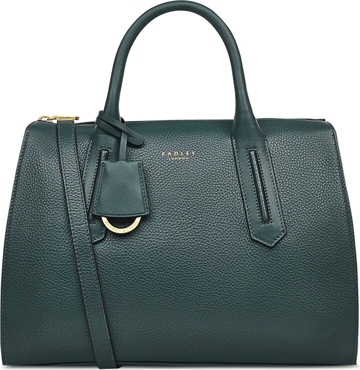 Radley London Badgers Walk Small Leather Zip Top Hobo Bag - ShopStyle