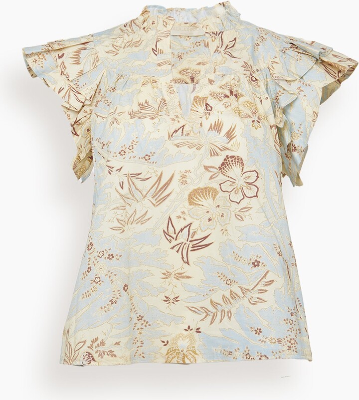 Ulla Johnson Lei Top in Gardenia - ShopStyle