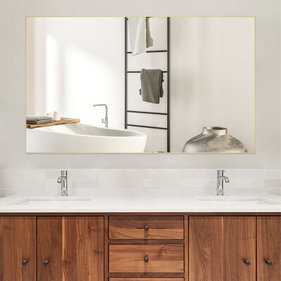 WESTINUS Aluminum Frame Bathroom Vanity Mirror Wall Mirror - ShopStyle