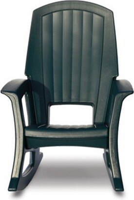 Semco Plastics Rockaway Heavy Duty Resin Outdoor Rocking Chair, All ...