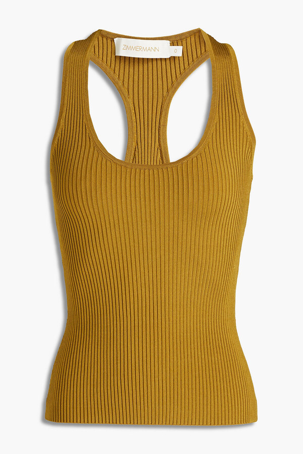 Zimmermann Ribbed-knit tank - ShopStyle