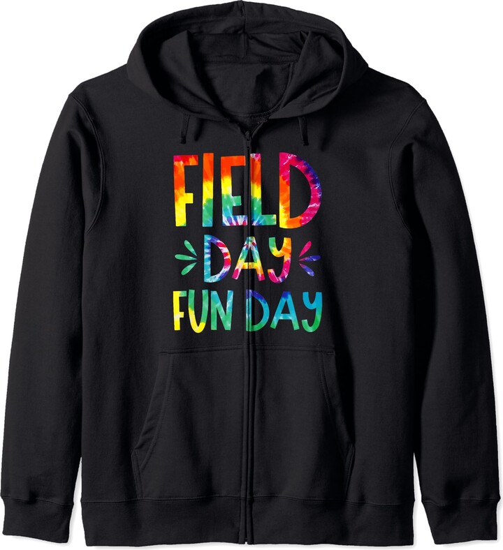 CAT Field Day Fun Day Last Day Of School Teacher Student Zip Hoodie ...