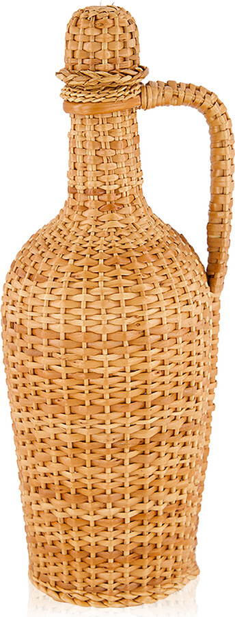 House of Capricorn Camacha Natural Wicker Glass Flask - ShopStyle Jugs ...