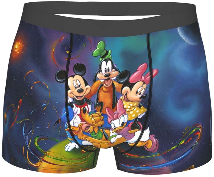 Zhengjianwei Mickey Mouse and Minnie Mouse Men'S Boxer Briefs Shorts ...