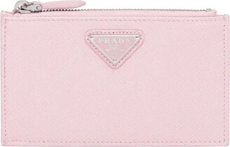 Prada Logo Plaque Cardholder - ShopStyle